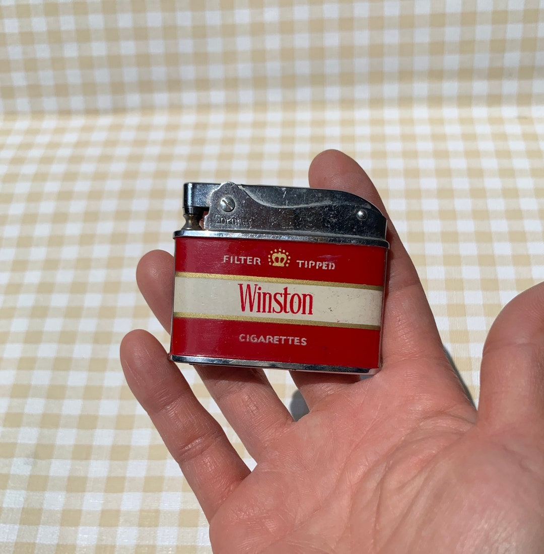 Working Vintage Lighter / Winston Coronet / Flat Ad / 1950s 50s ...