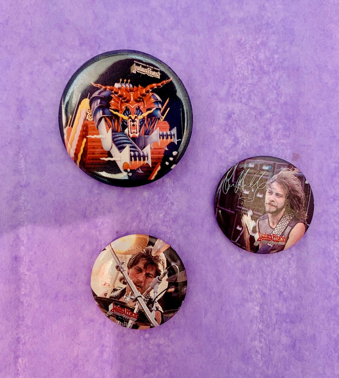 Vintage Judas Priest Buttons - Etsy