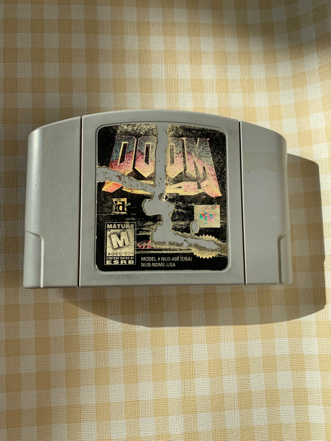 Working Vintage Doom N64 Cartridge Game / Strategy / Model NUS-006 USA ...