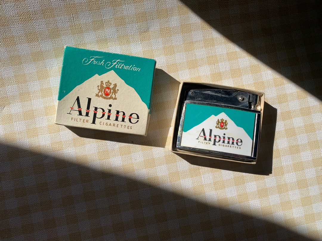 Working Vintage Lighter / Alpine Cigarette / Mid Century / 1950s 50s ...