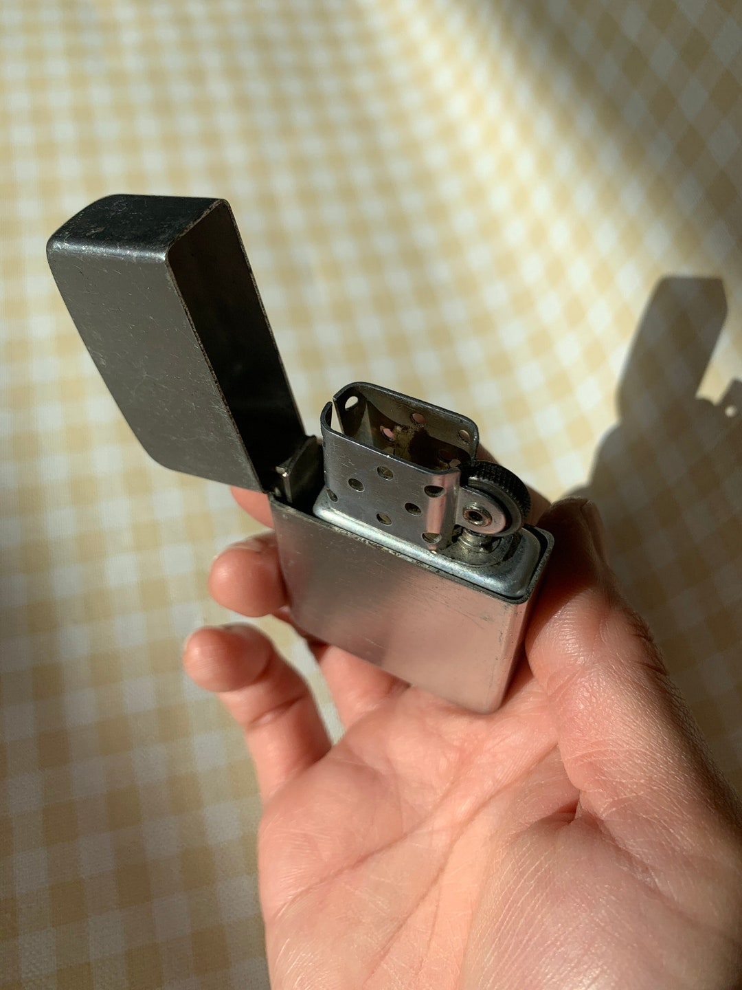 Working Vintage Lighter / USA Made / Classic / Flip Top / Wick Flint ...