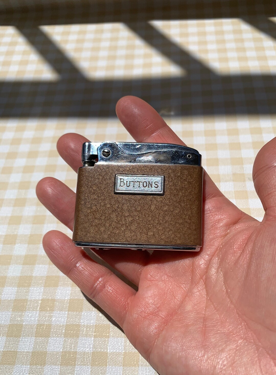 Working Vintage Lighter / Buttons / Slim Ronson Adonis / Refillable ...