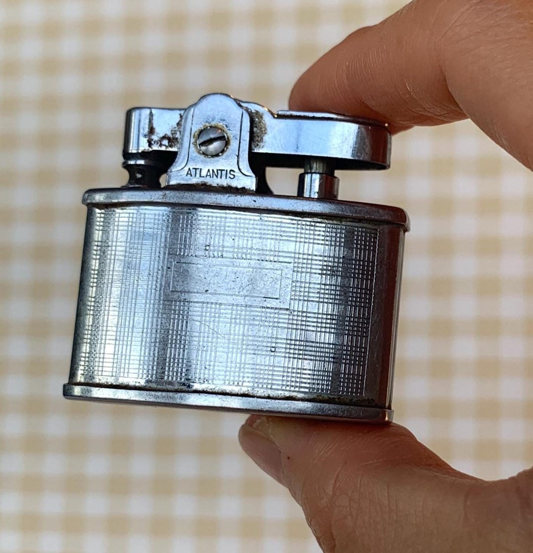 Working Vintage Lighter / Mid Century / Small Petite / Wick + Flint ...
