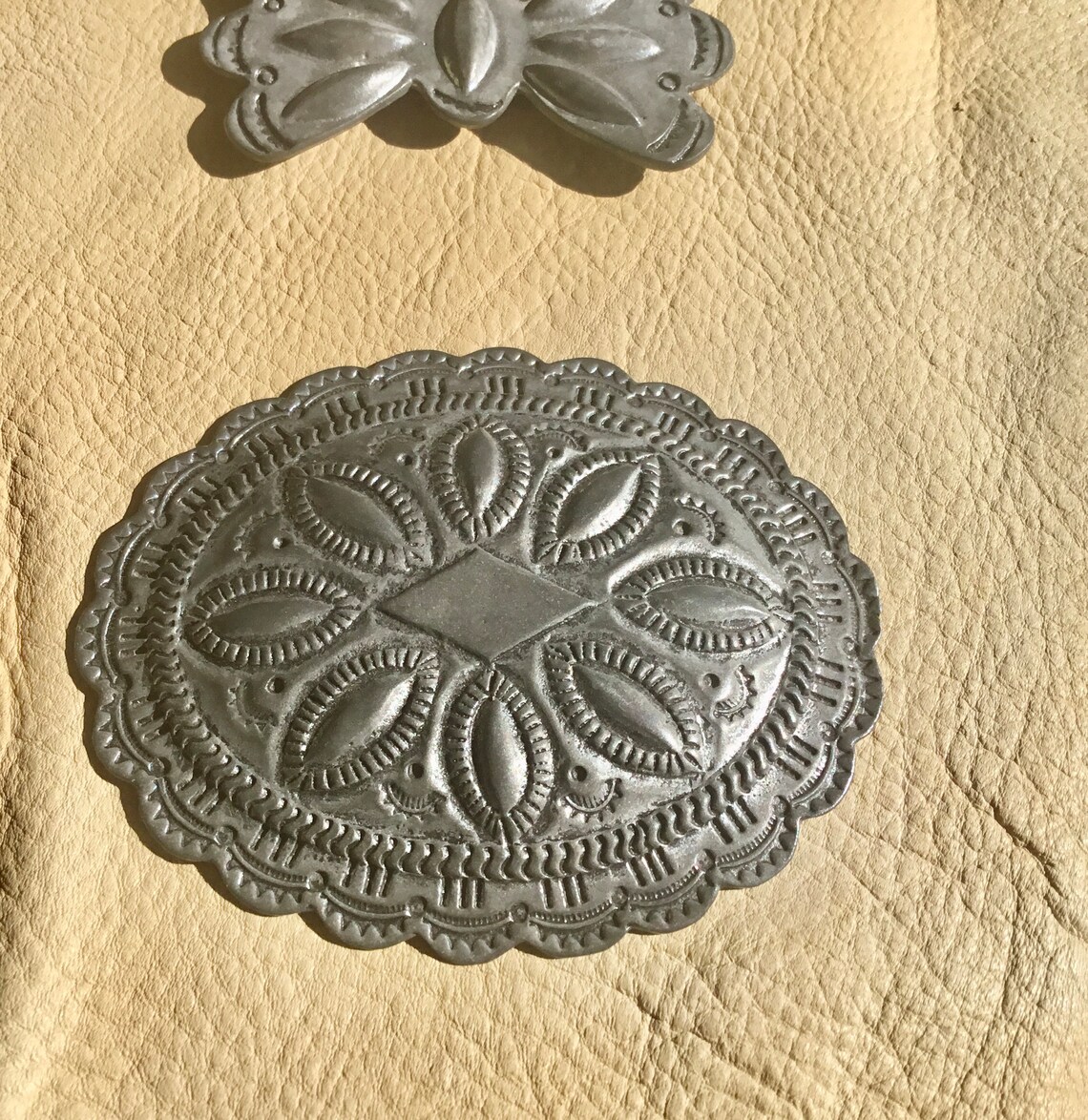 Vintage German Nickel Silver Conchos Nice Weight Clothing or Craft - Etsy