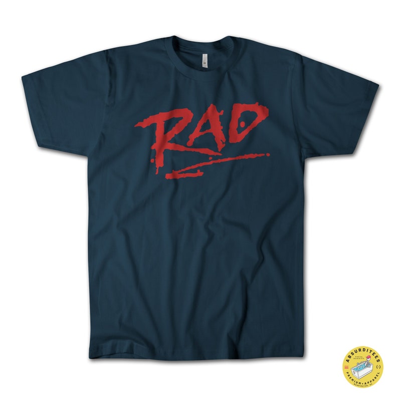 Rad T-shirt 80's BMX Movie Tee Cool & Radical Cru Jones - Etsy