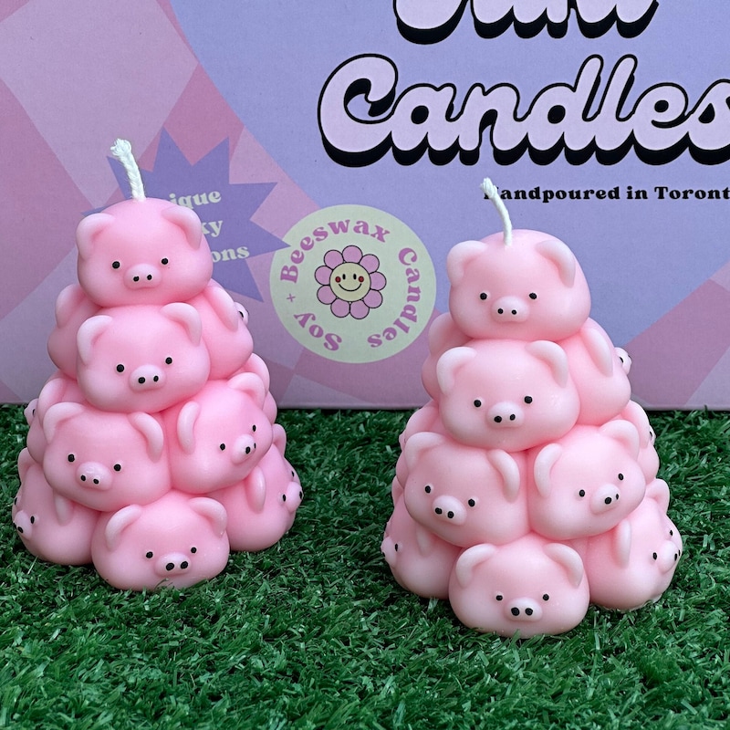 Pig Candle - Etsy