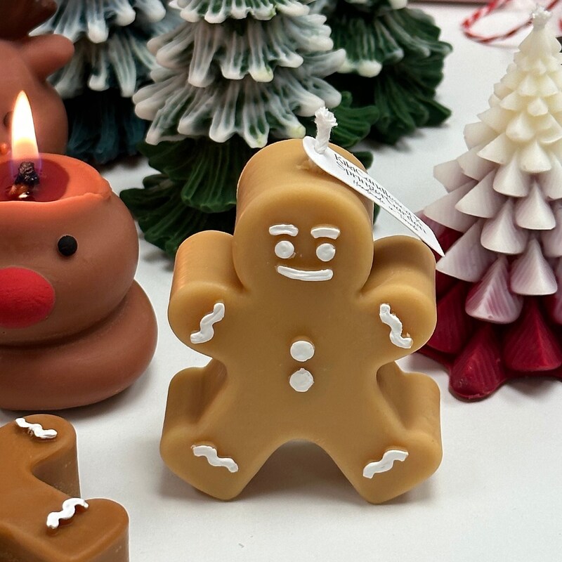 Gingerbread Candles - Etsy
