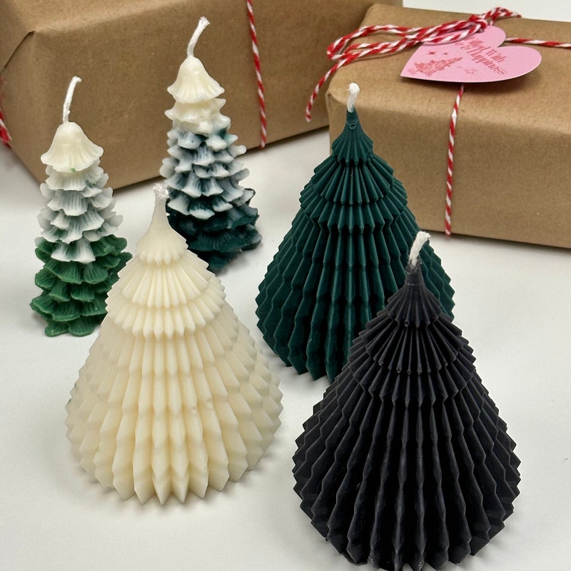 Christmas Candles - Etsy
