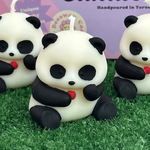 Panda Candle| Cute Panda Candle| Animal Candles | Unique Candle| Cute ...