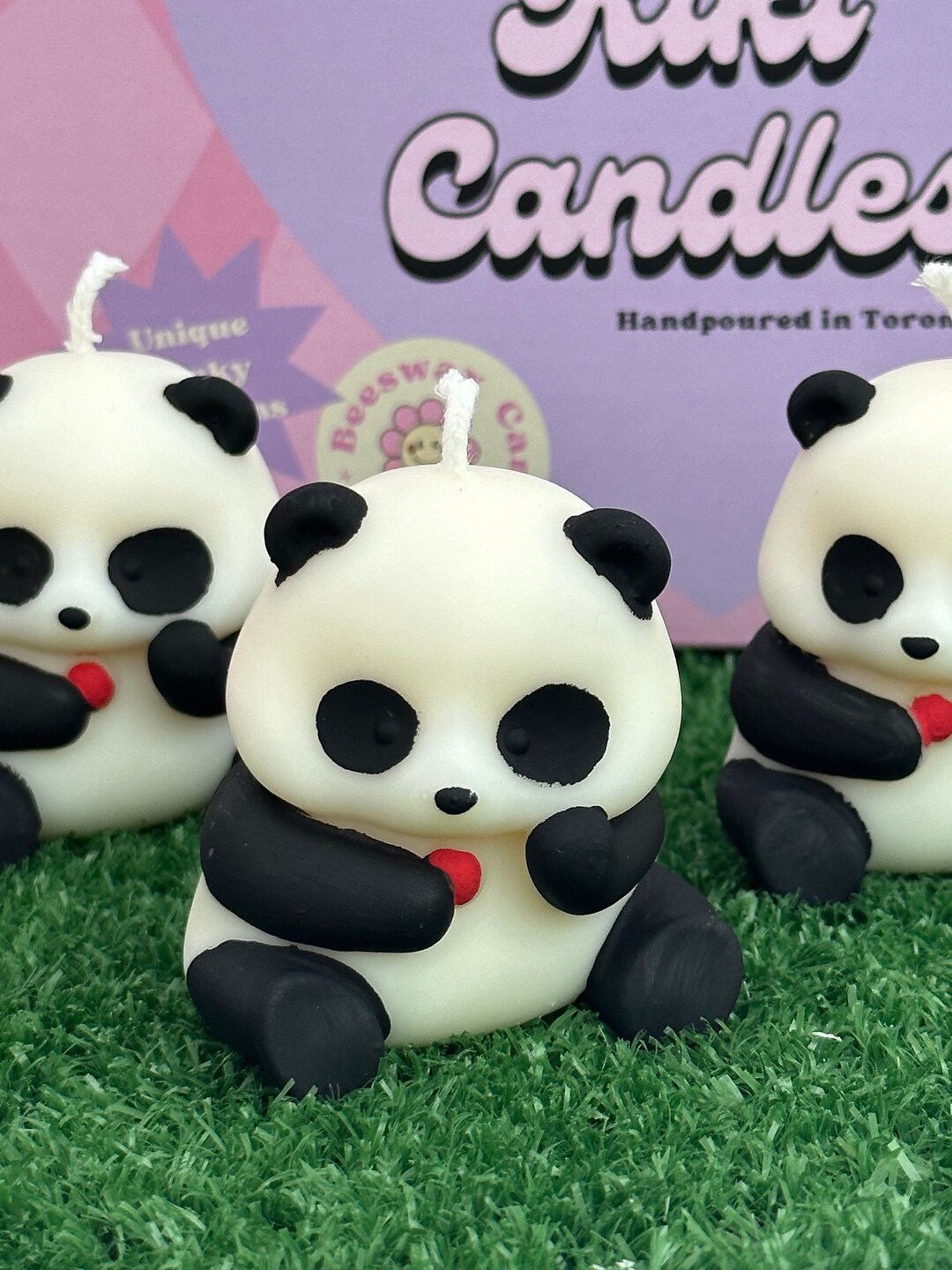 Panda Candle| Cute Panda Candle| Animal Candles | Unique Candle| Cute ...