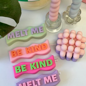 Melt Me Candle| Funky Candle| Letter Candle|wavy Candle| Melt Me ...