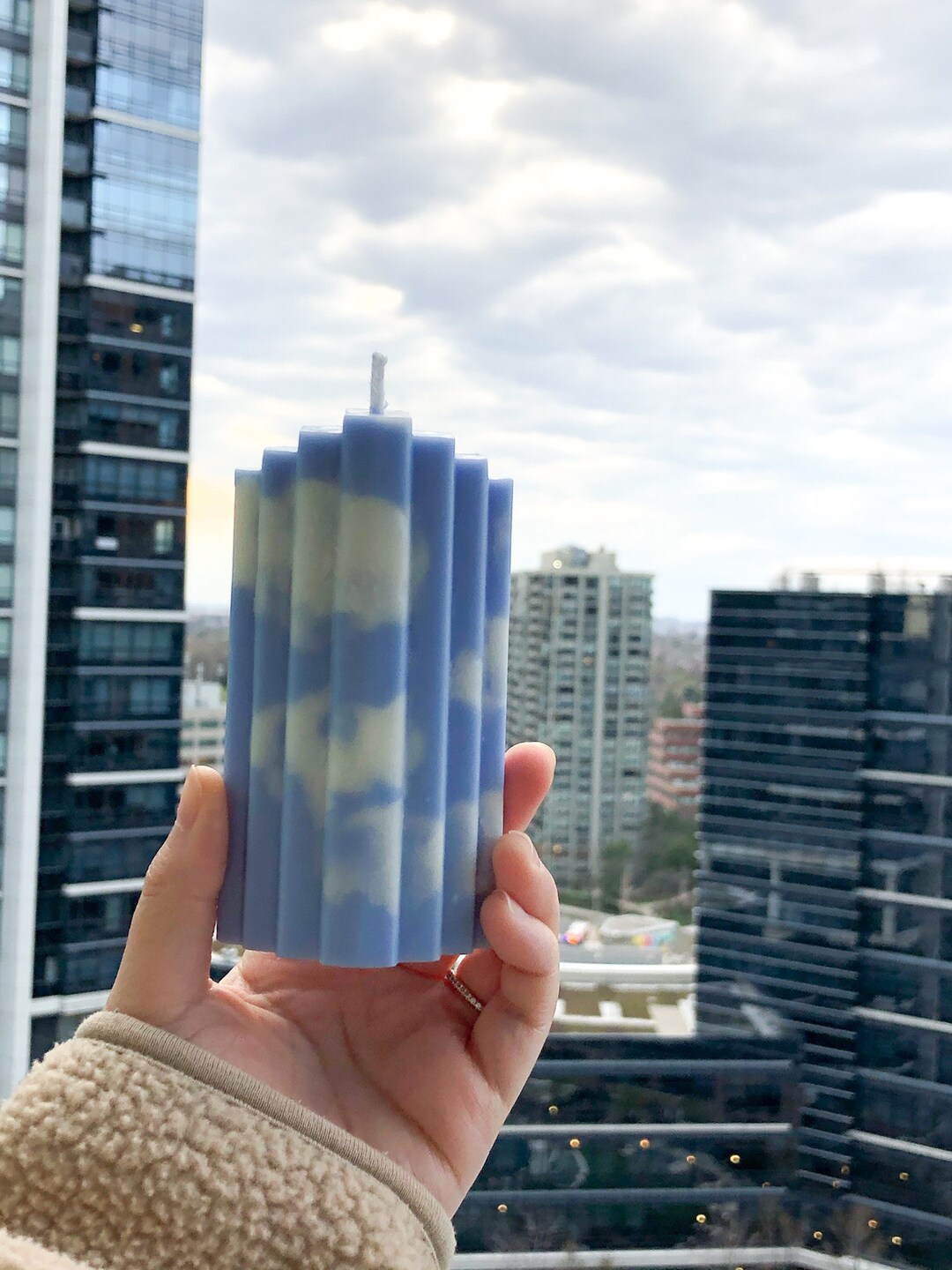 Sky Candle| Blue Sky Candle| Stair-shaped Candle| Unique Candle| Gift ...