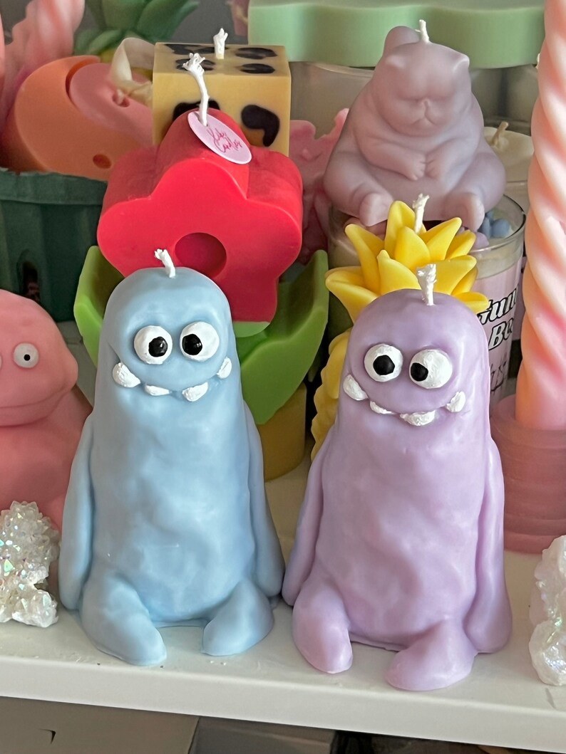 Mischievous Kev| Silly Monster Candle| Cute Monster Candle| Unique ...