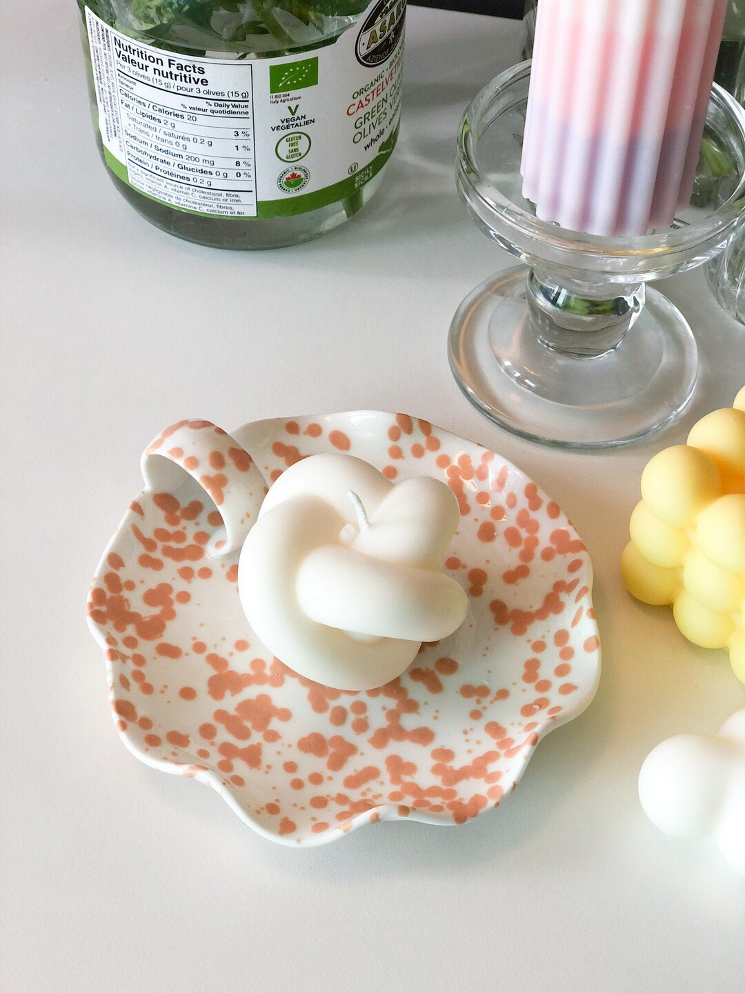 Knot Candle| Decor Candle| Handmande Candle| Scented &unscented| Pillar ...