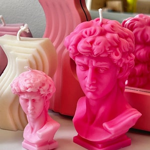 David Candle| Sculpture Candle| David Bust Candle Statue| David Head ...