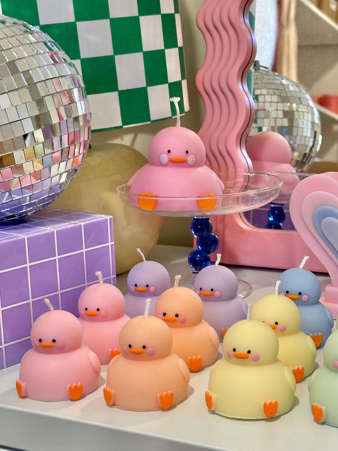 Mini Chubby Ducky Candle| Chubby Duck| Funky Bear Candle| Cute Candle ...