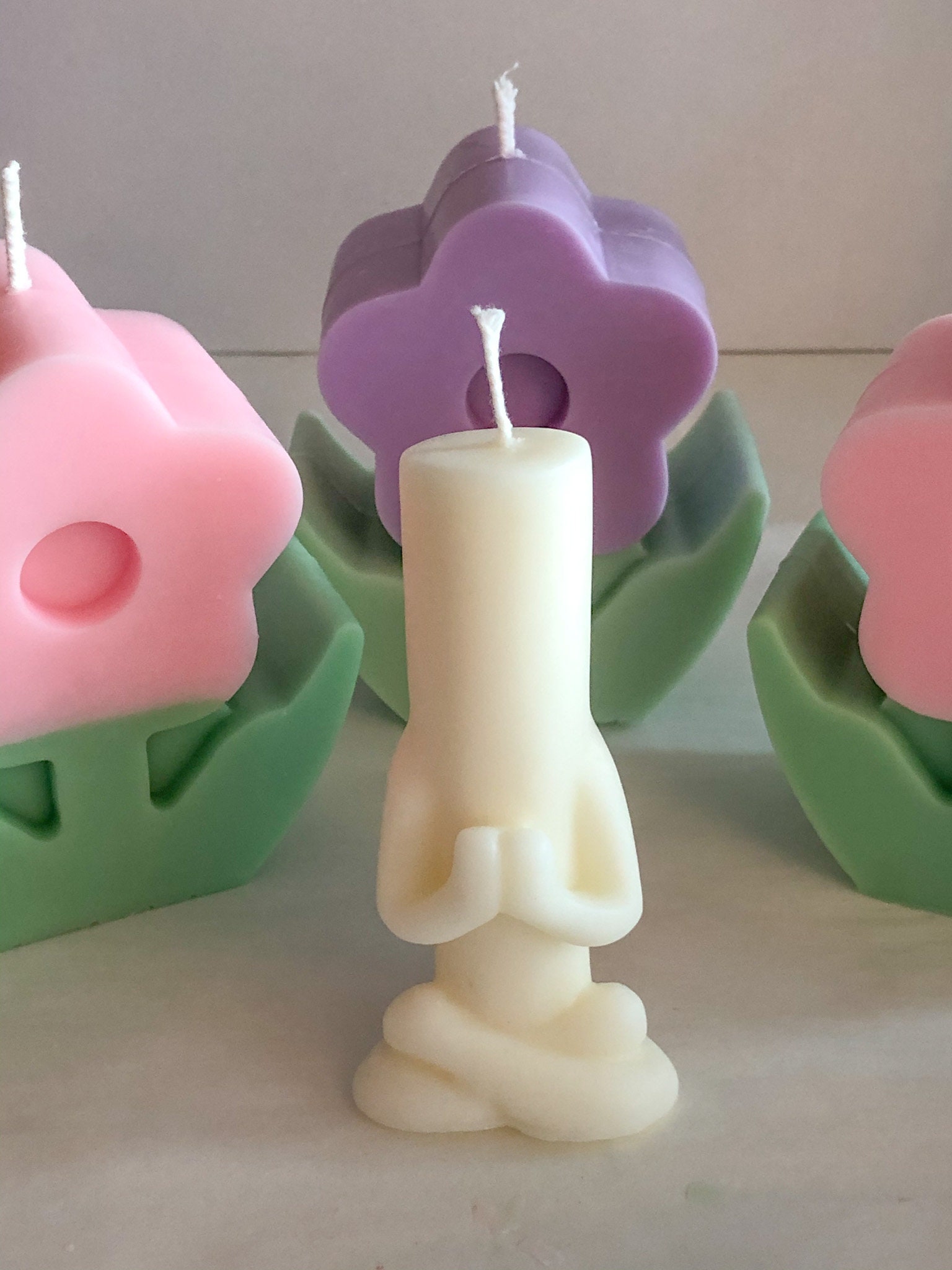 Namaste Yoga Candle Funky Candle Cute Candles Funny | Etsy