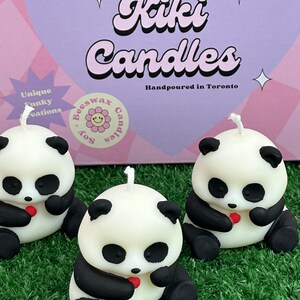 Panda Candle| Cute Panda Candle| Animal Candles | Unique Candle| Cute ...