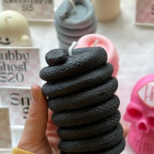Snake Candle| Halloween Candles| Unique Candle|snake Shape Candles ...