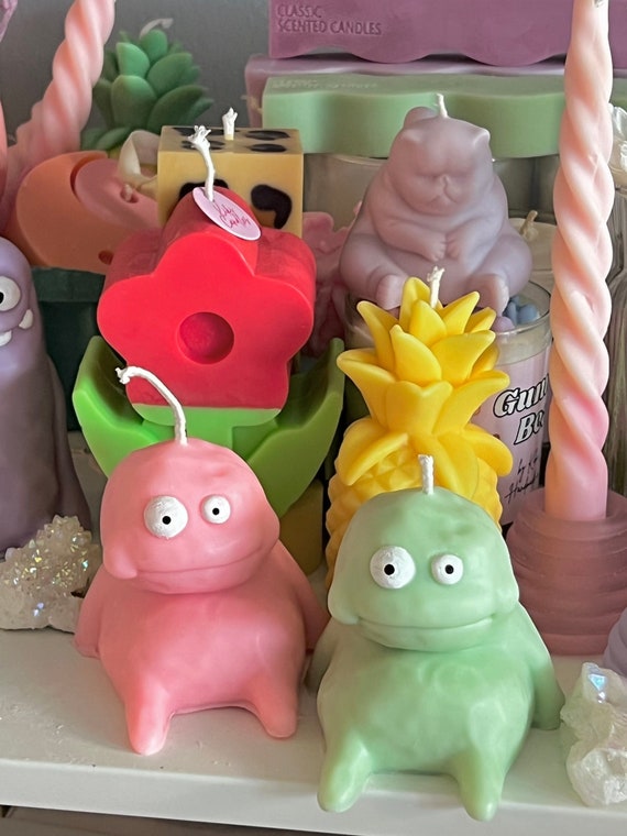 Silly Joe Monster Candle Cute Monster Candle Silly Monster | Etsy