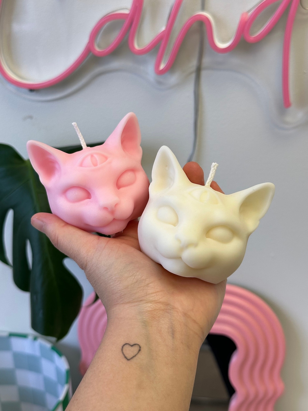 Three Eye Cat | Third Eye Cat | Cat Candles| Fall Candles |halloween ...