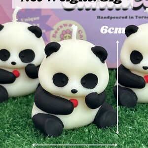 Panda Candle| Cute Panda Candle| Animal Candles | Unique Candle| Cute ...