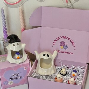Mini Ghost Tea Light Candles| Cute Mini Ghosts| Mini Ghost Candles| Tea ...