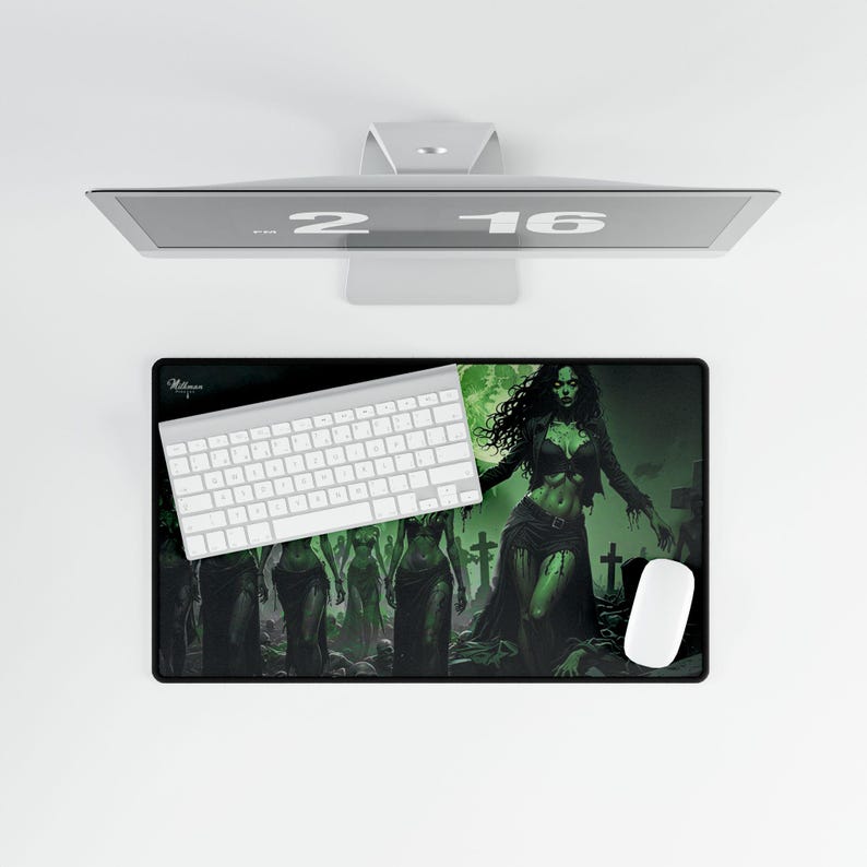 MTG Zombie Playmat: Zombie Waifus Gaming Desk Mat for Edh Commander or ...