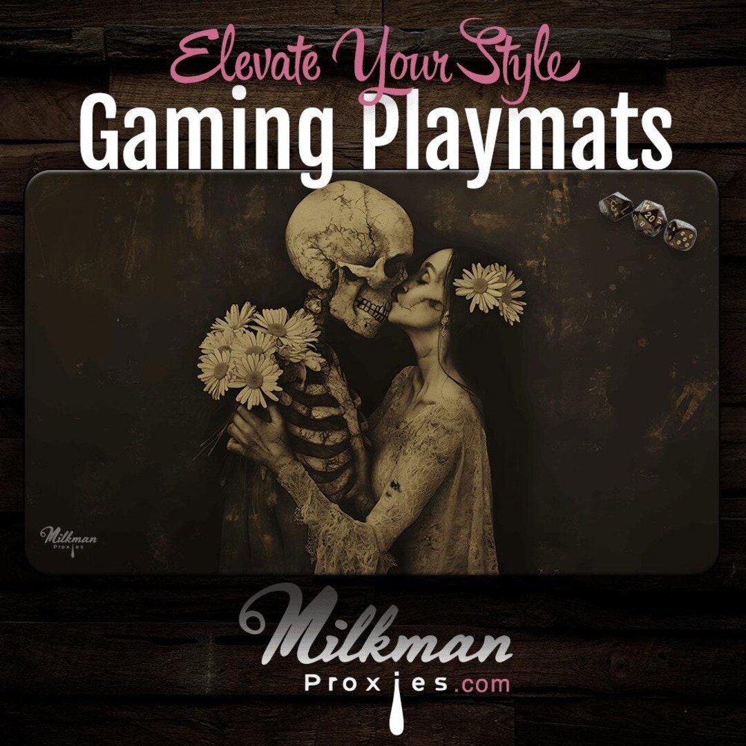 The Corpse Bride Skull MTG Playmat - Gaming Desk Mat - Spiel Matte ...