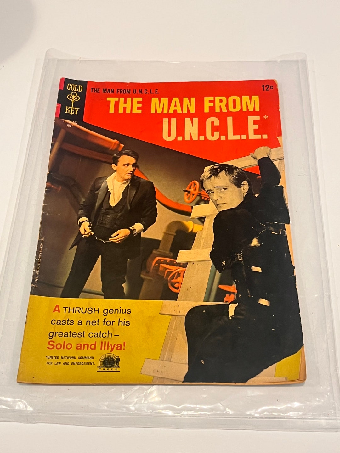 Gold Key Man From UNCLE Comic July 1966 - Etsy