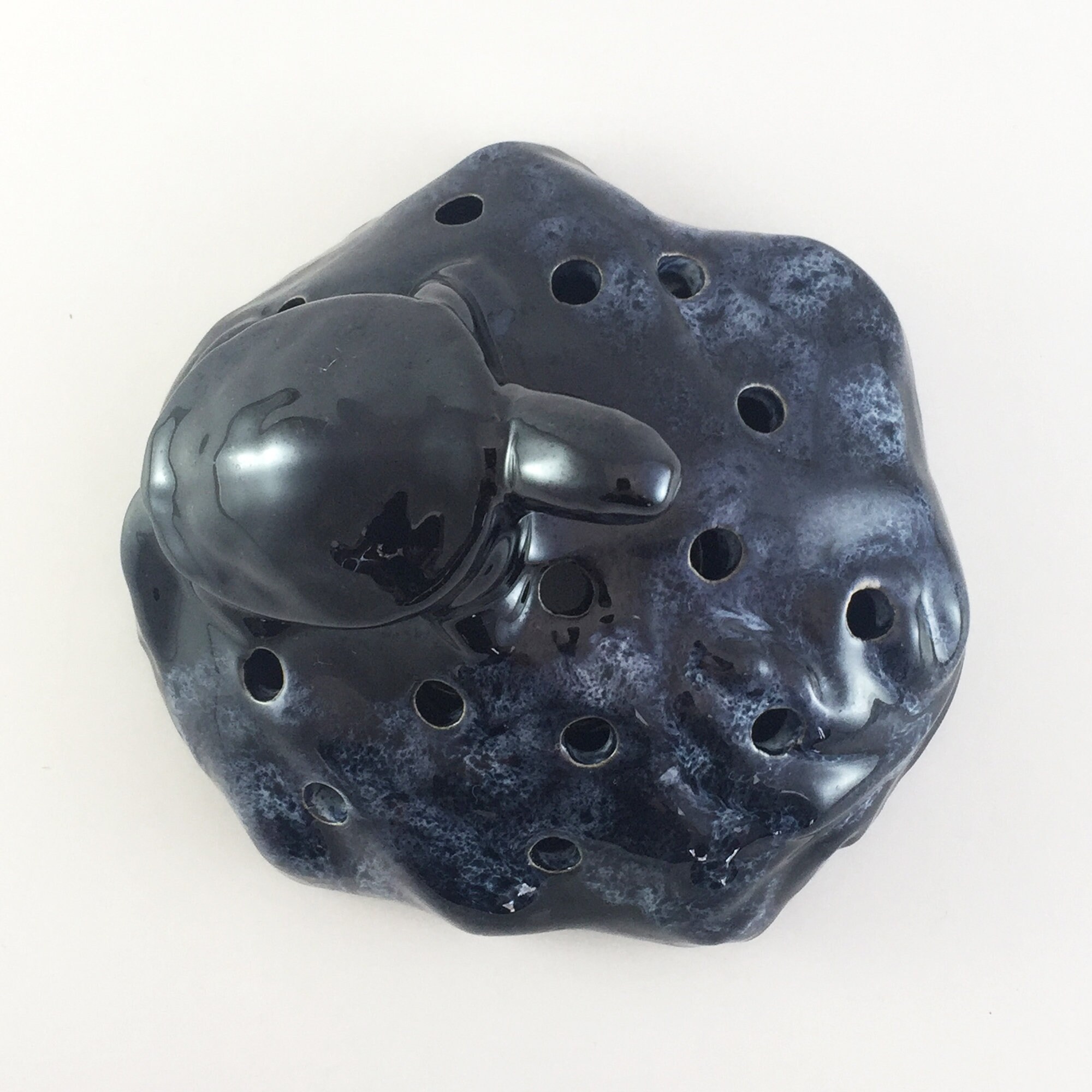 1960's 70's Van Briggle Art Pottery turtle Flower Frog - Etsy