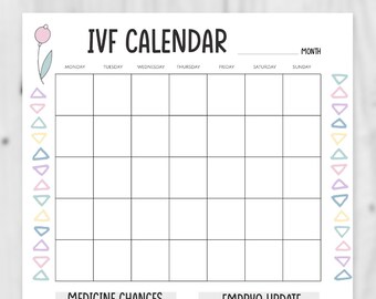 Printable Ivf Journal - Etsy