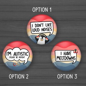 Autism Awareness Pins, Neurodiversity Acceptance, Mental Health Pins, I ...