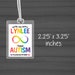 Autism Safety ID Tag | Medical Alert Card, Autism Awareness - Etsy