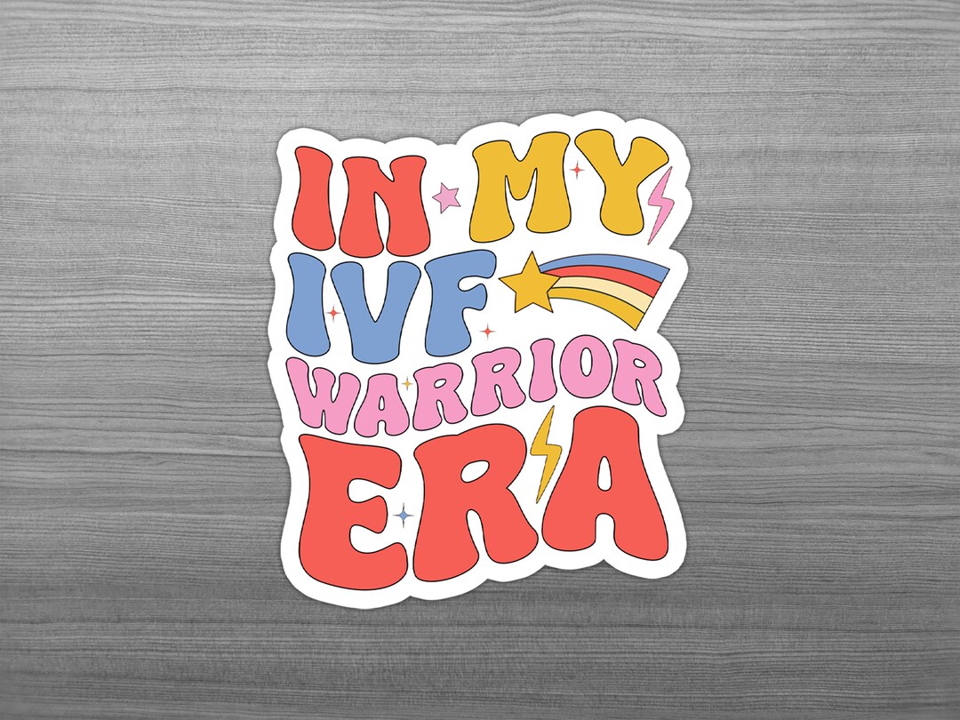 In My IVF Warrior Era Sticker Infertility Planner Stickers Fertility ...