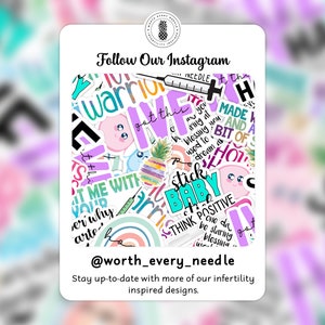 IVF Sticker 20 Pack Infertility Planner Fertility Journal - Etsy