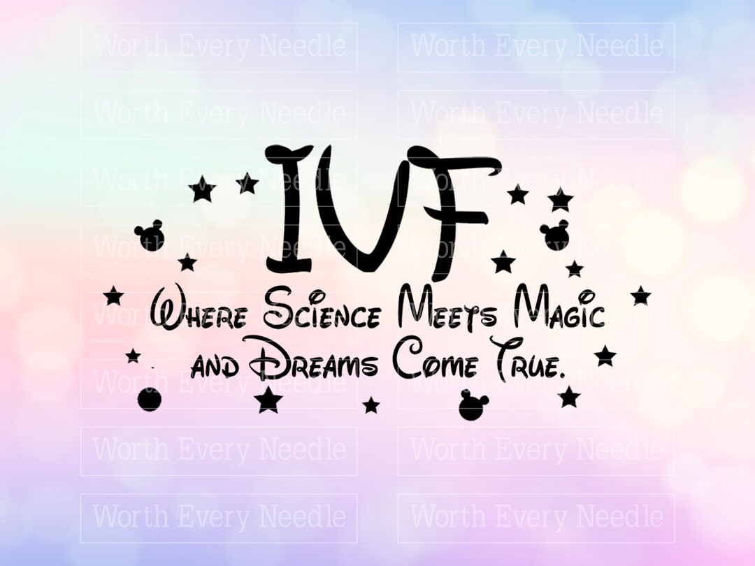 IVF Svg Cuttable File for Cricut Infertility Gifts IVF Gift Silhouette ...