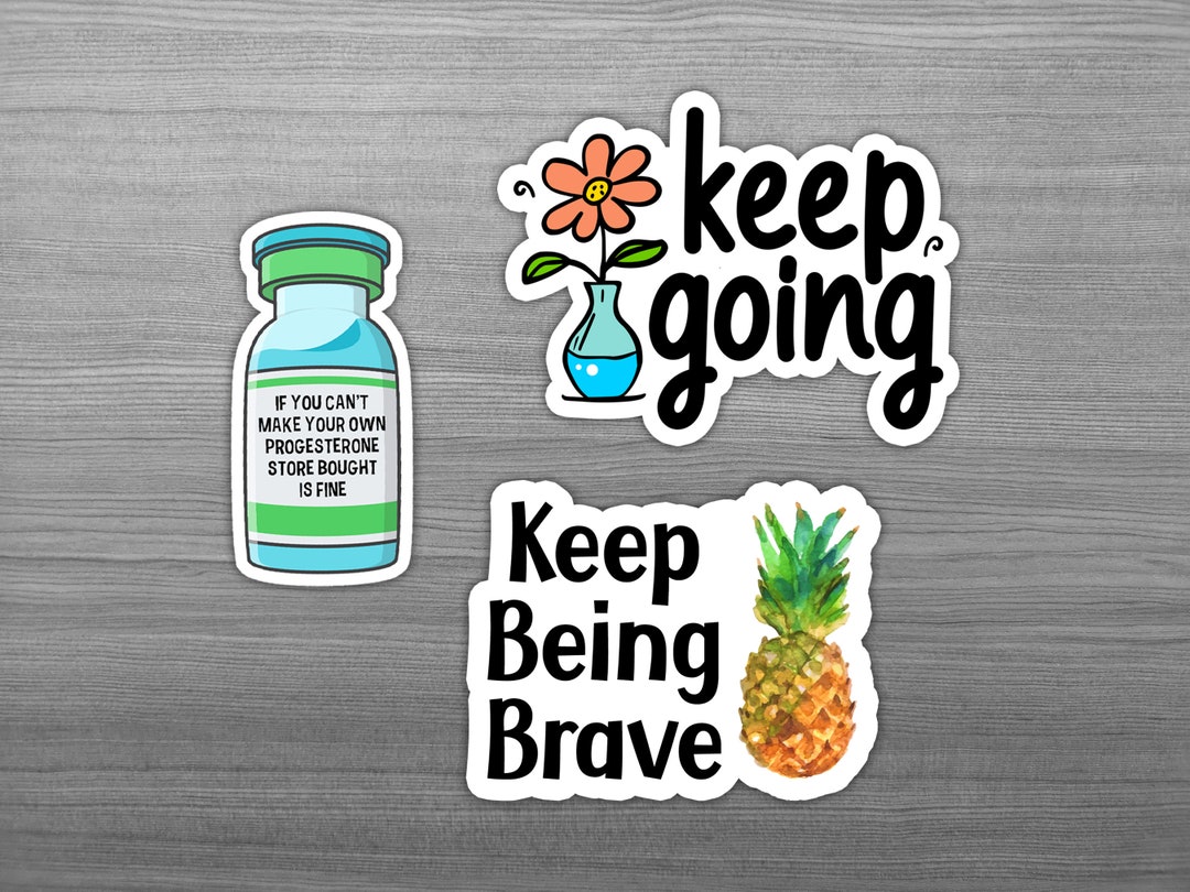 IVF Sticker 3 Pack Infertility Planner Fertility Journal Gifts Calendar ...