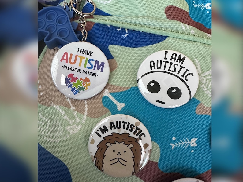 Hidden Disabilities Badge Pins, Autism, ADHD, Chronic Pain, Sensory ...
