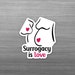 Surrogacy Stickers | Surrogate Gift | IVF | Surrogate Mother ...