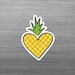 IVF Pineapple Heart Sticker IVF Gift Infertility IVF Got This Stickers ...