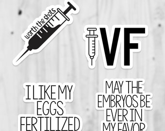 IVF Sticker 20 Pack Infertility Planner Fertility Journal - Etsy