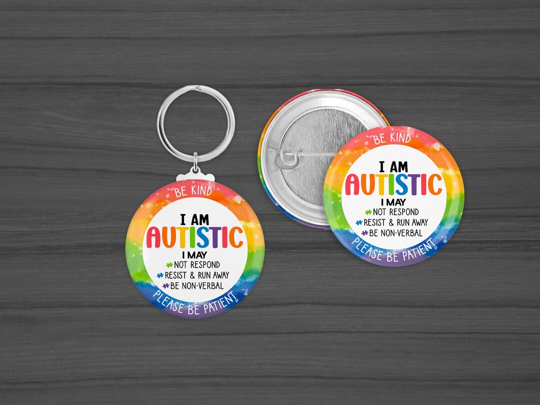 Autism Awareness Pin, Neurodiversity Acceptance, Mental Health Pins, I ...