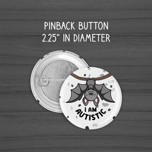 I Am Autistic Pin Badge, Autism Awareness, Hidden Disability ...