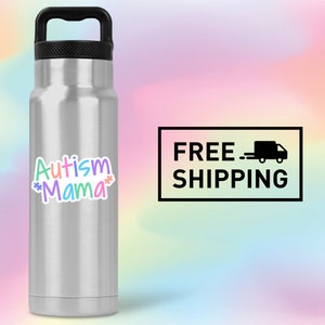 Autism Mom Sticker, Neurodiversity Acceptance Luggage Stickers, Stanley ...