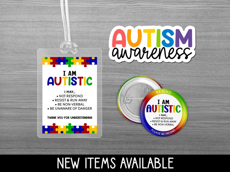 Autism Awareness Pin, Neurodiversity Acceptance, Mental Health Pins, I ...