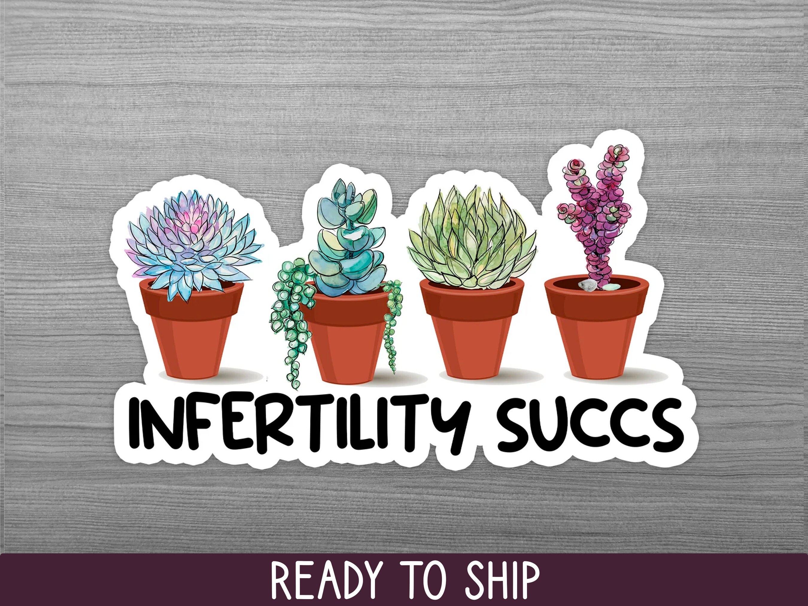 IVF Sticker Gift | Infertility Planner | Fertiity Gifts | Stickers ...