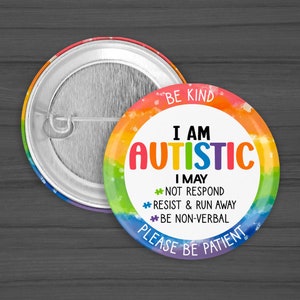 Autism Awareness Pin, Neurodiversity Acceptance, Mental Health Pins, I ...