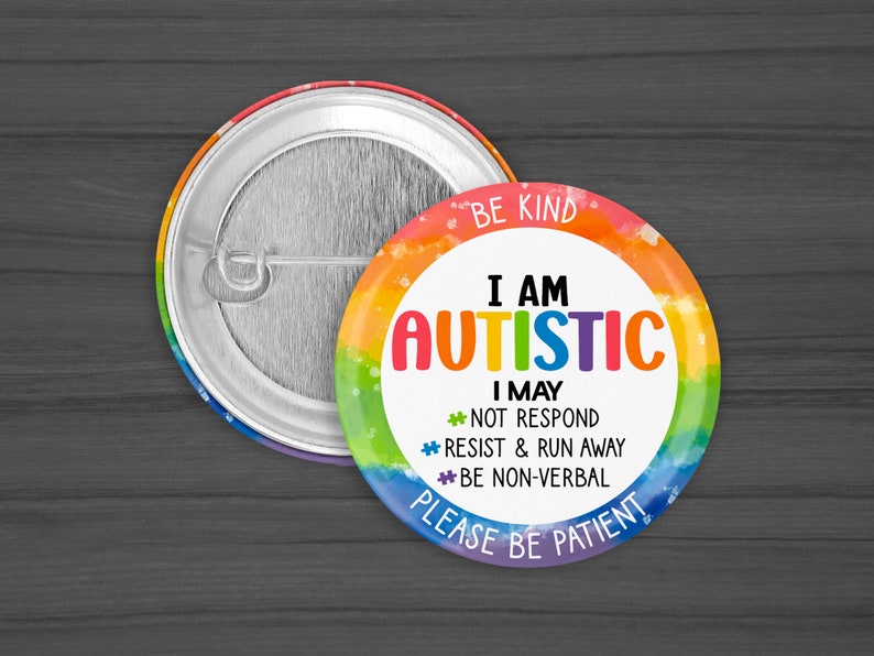 Autism Awareness Pin, Neurodiversity Acceptance, Mental Health Pins, I ...