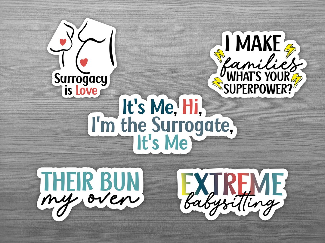 Surrogacy Stickers | Surrogate Gift | IVF | Surrogate Mother ...